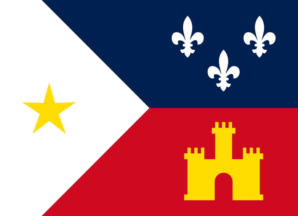 Cajun Flag - Acadian Genealogy - Historical Acadian-Cajun Resources